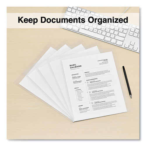 Project Poly Jackets, Letter Size, Clear, 5/pack – Government Sales ...