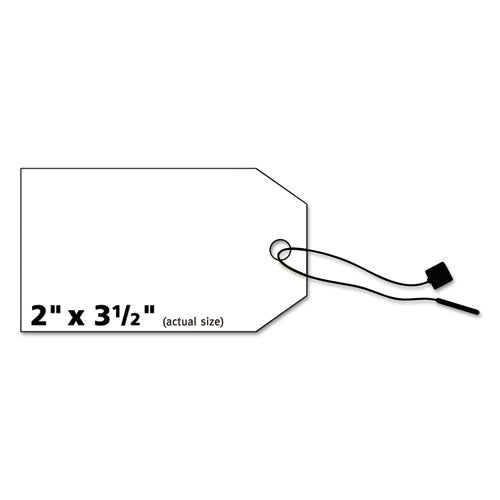 Printable Rectangular Tags With Strings, 2 X 3 1-2, Matte White, 96-pa ...